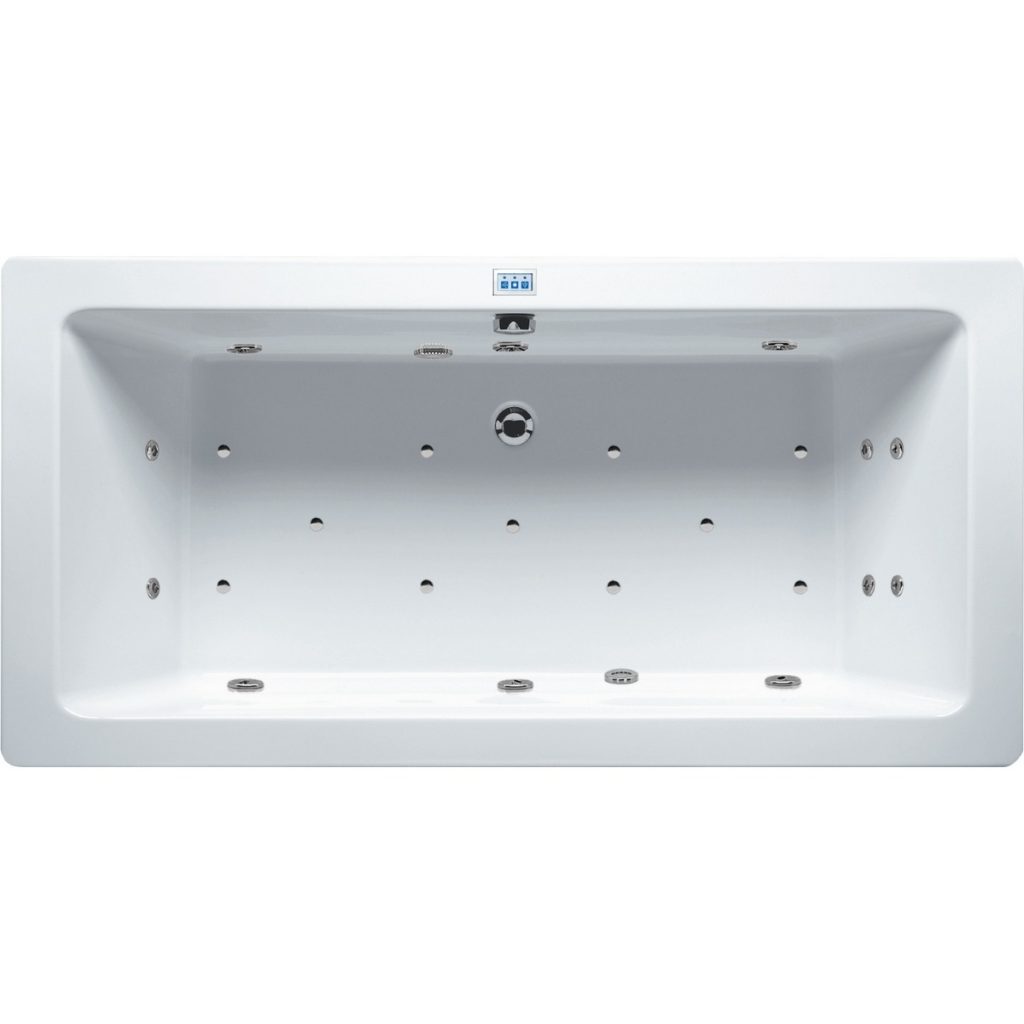Riho Lusso Easypool 2.0 whirlpool bad 190x90 cm elektronisch met 11 ...
