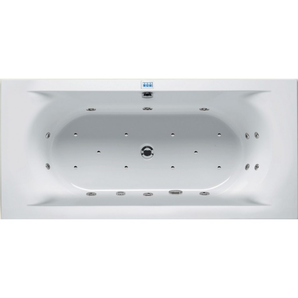 Riho Lima Easypool 2.0 whirlpool bad 190x90 cm elektronisch met 10 ...